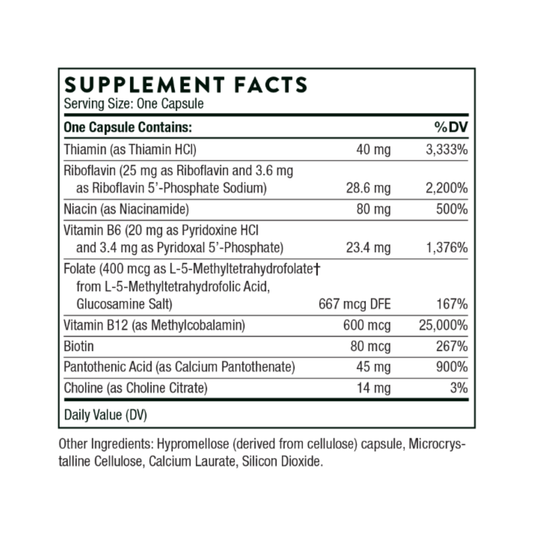 B-Complex #12 – Active Vitamin B Complex with B12 & Folate – My ...