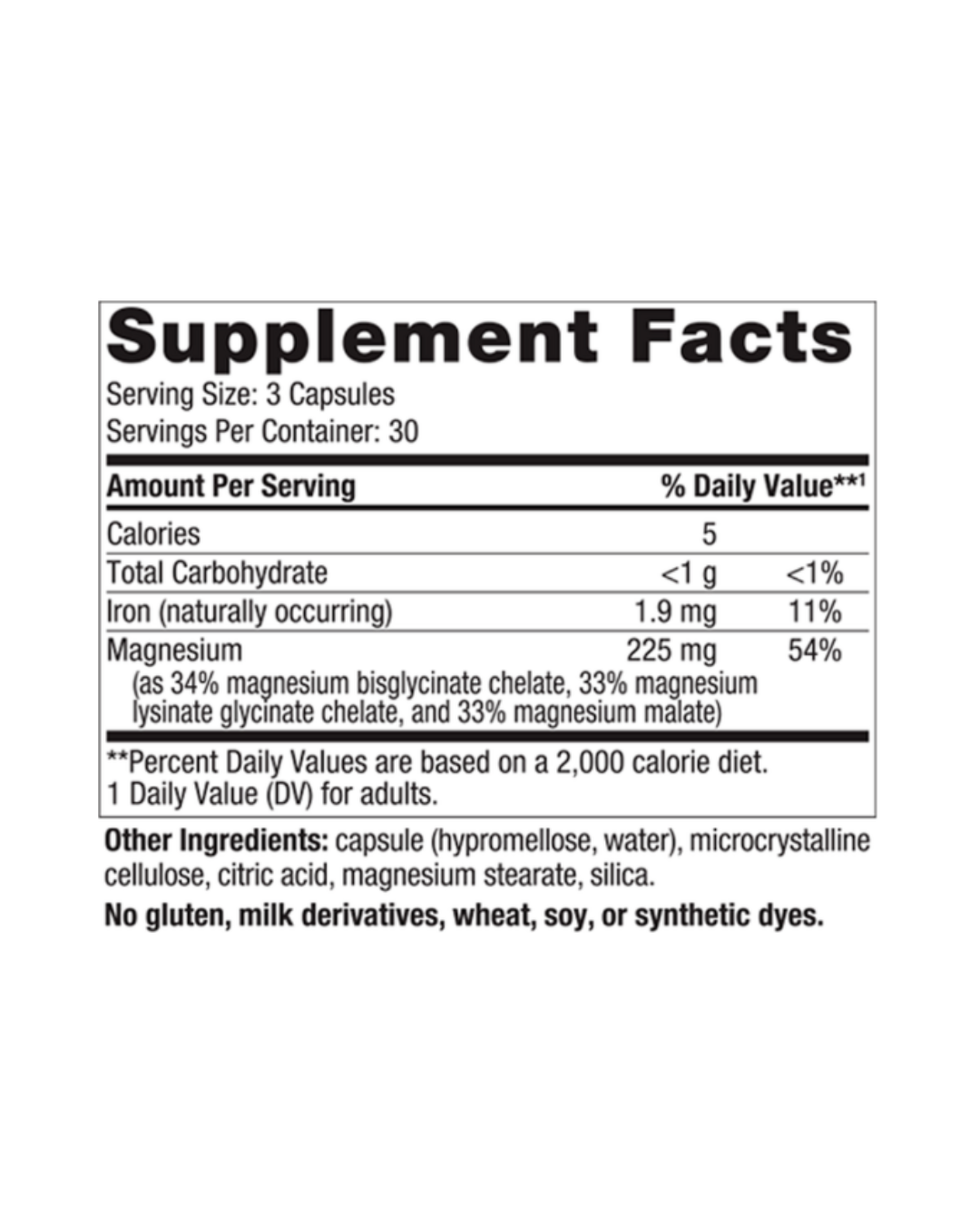 Magnesium Complex+ — Triple Chelated Formula for Muscle, Heart & Brain ...
